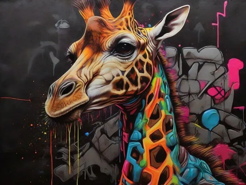 Graffiti Animals Leonardo Ai Prompt | PromptBase