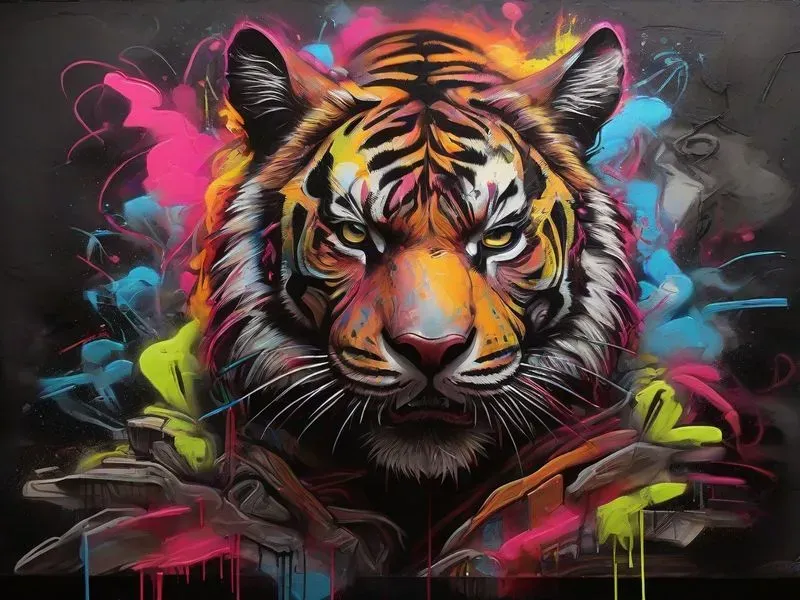 Graffiti Animals Leonardo Ai Prompt | PromptBase