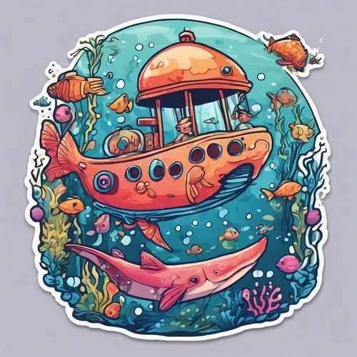 Whimsical Sticker Illustration Challenge Generator App | PromptBase