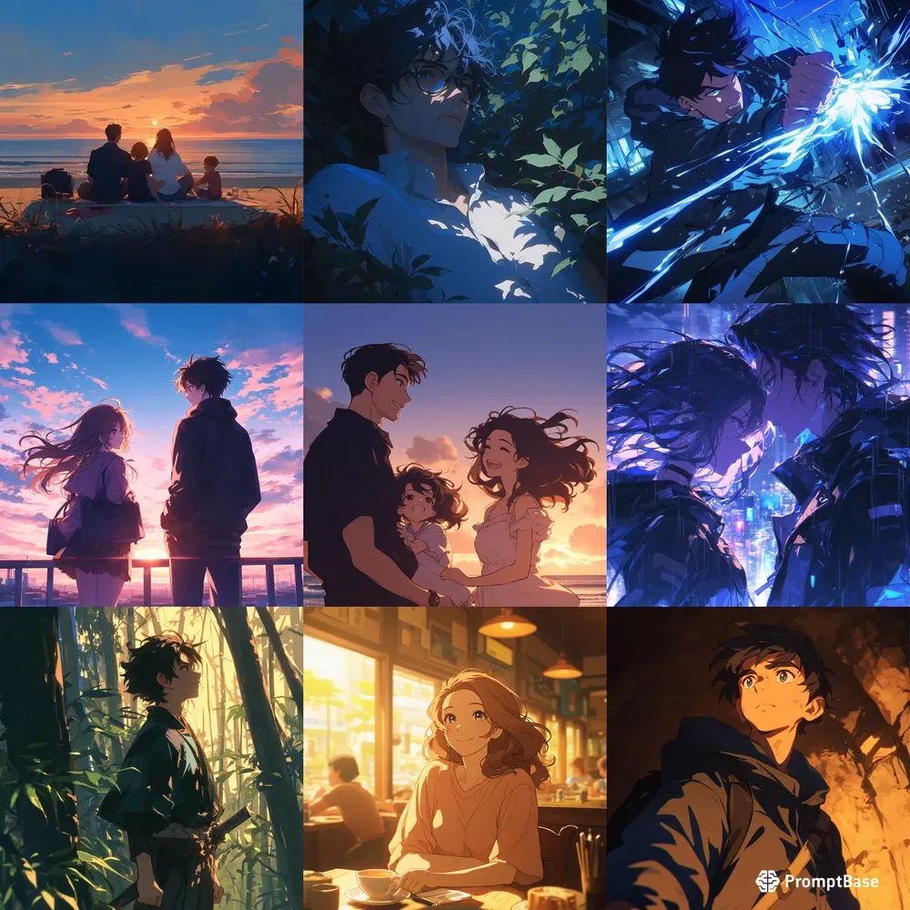 Advanced High Detailed 2D Anime Artworks Midjourney Prompt | PromptBase