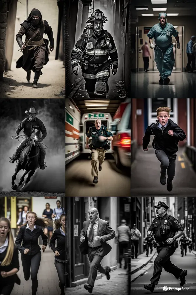 Emergency Portraits Of Professionals Midjourney Prompt | PromptBase