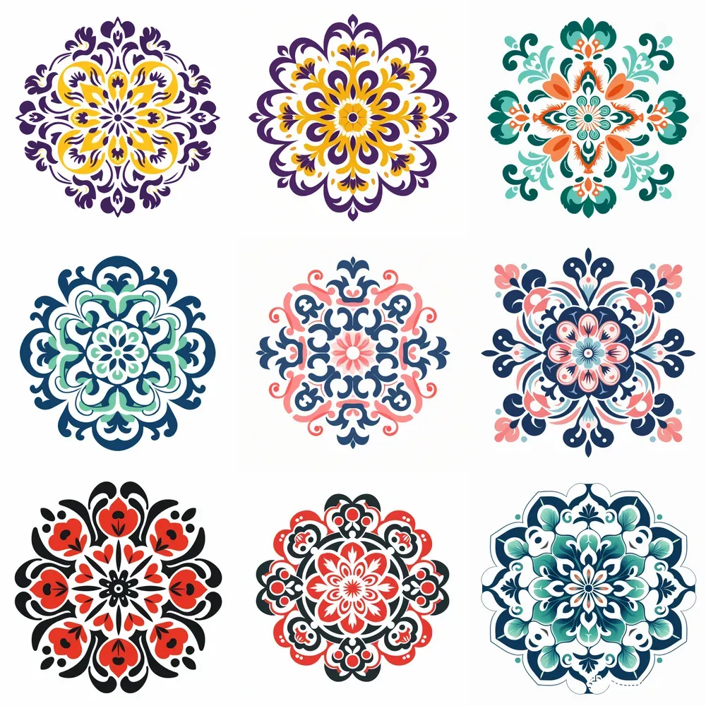 Tang Chinese Traditional Patterns Midjourney Prompt | PromptBase