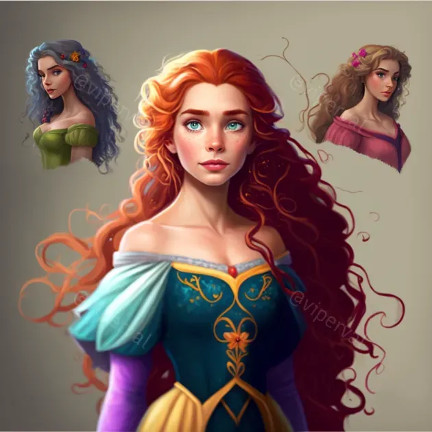 Create Your Own Disney Princess Midjourney Prompt | PromptBase