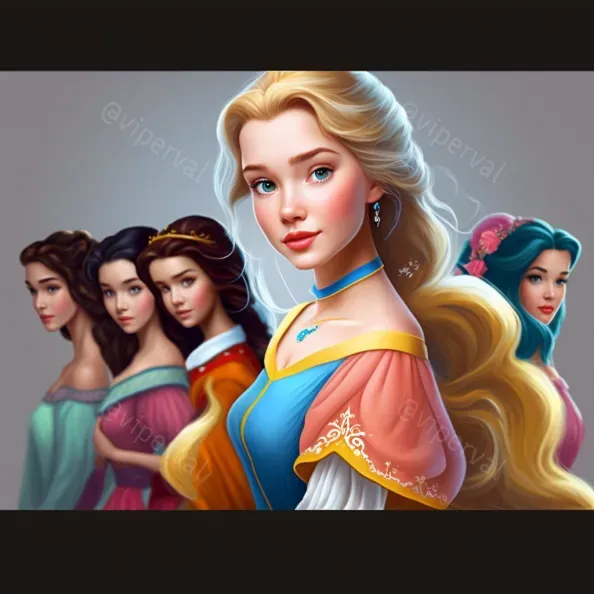 Create Your Own Disney Princess Midjourney Prompt | PromptBase