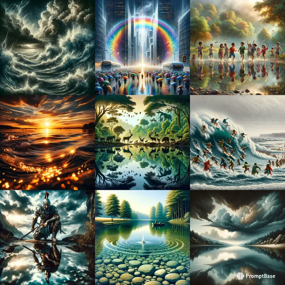 Water Scenes DALL·E Prompt | PromptBase