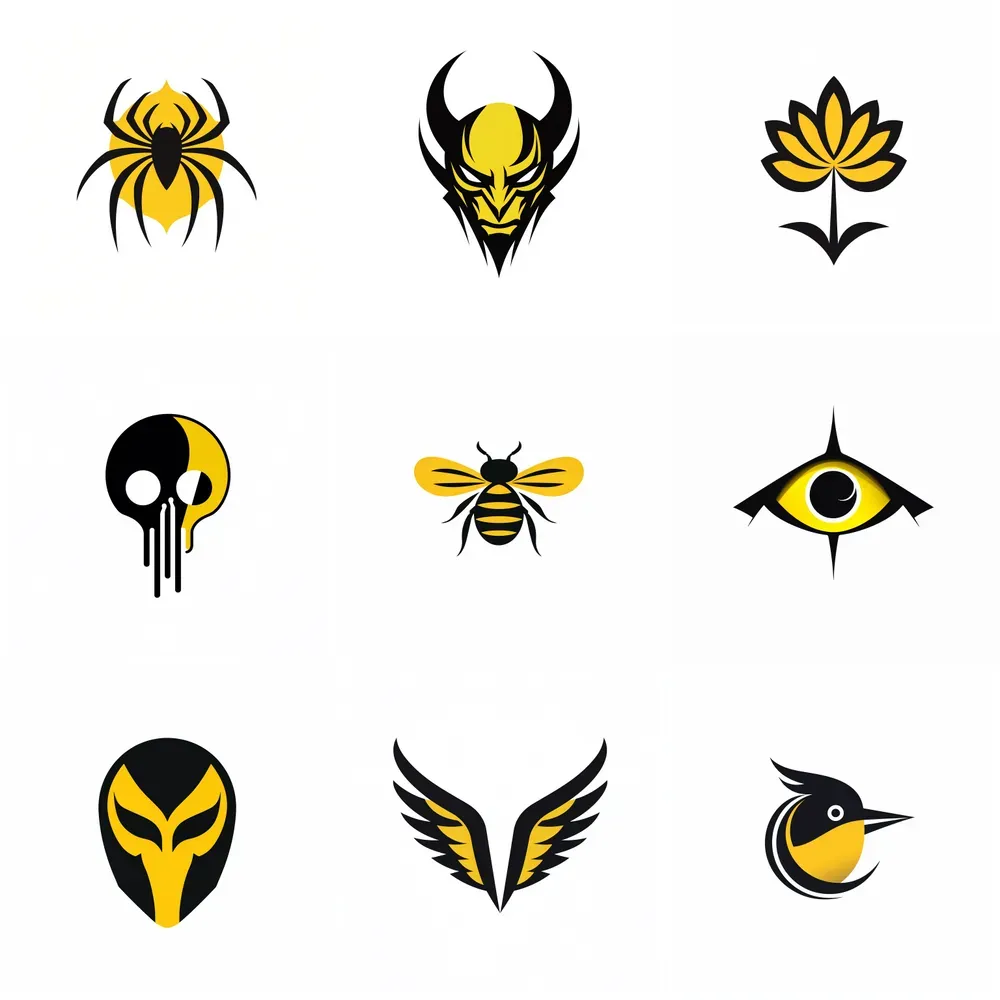 Simple Illustration Logos Midjourney Prompt | PromptBase