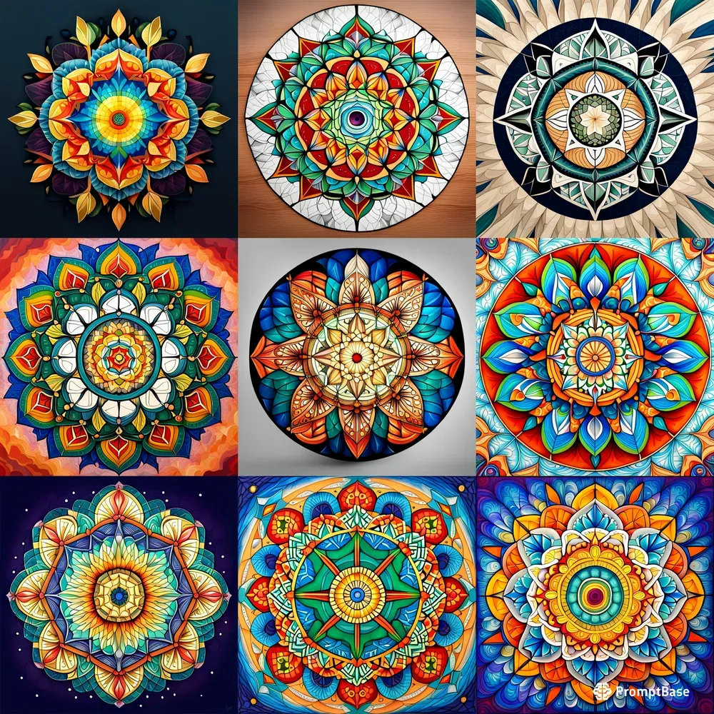 Cosmic Mandala Designs Stable Diffusion Prompt | PromptBase