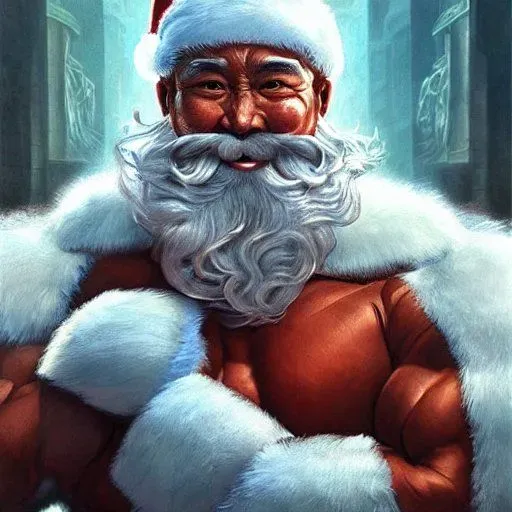 Buff Santas Stable Diffusion Prompt | PromptBase