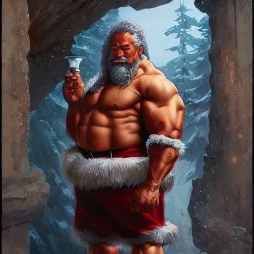 Buff Santas Stable Diffusion Prompt | PromptBase