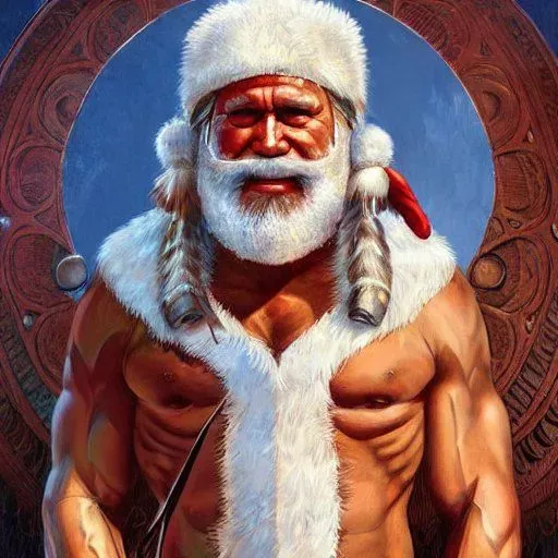 Buff Santas Stable Diffusion Prompt | PromptBase