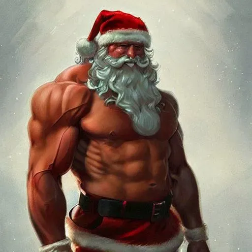 Buff Santas Stable Diffusion Prompt | PromptBase