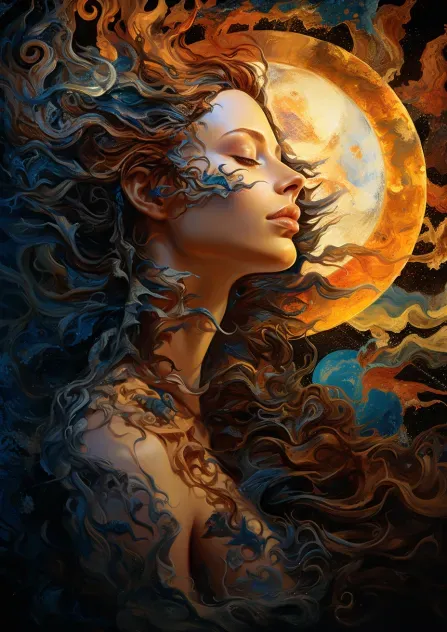 Bold Painted Portraits Midjourney Prompt | PromptBase