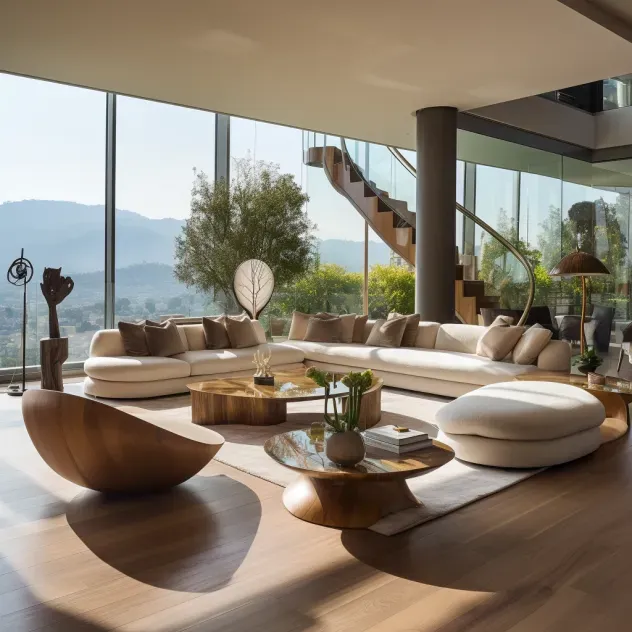 Modern Living Room Designs Midjourney Prompt | PromptBase