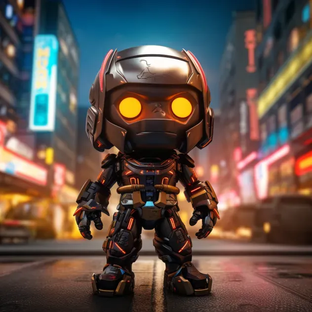 Cyberpunk Mech Characters Midjourney Prompt | PromptBase