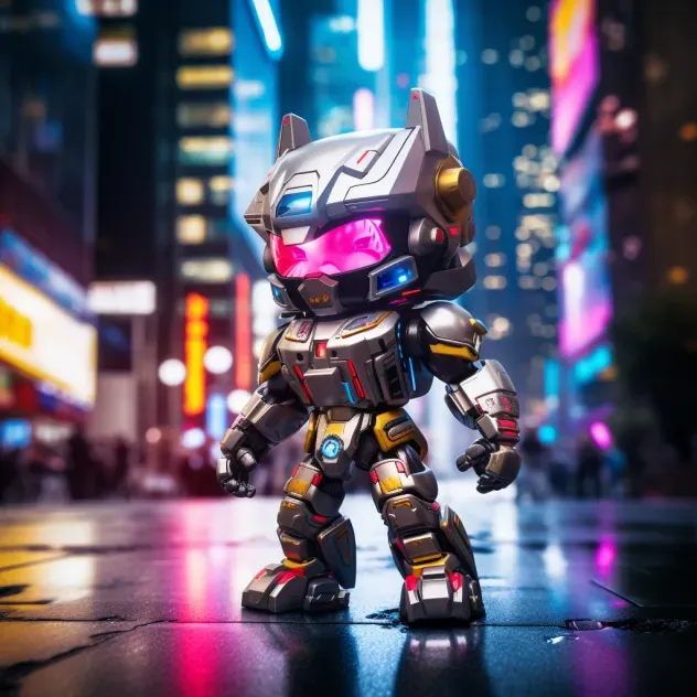 Cyberpunk Mech Characters Midjourney Prompt | PromptBase