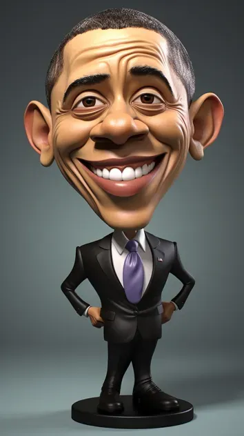 Celebrity Caricature Bobbleheads Midjourney Prompt | PromptBase