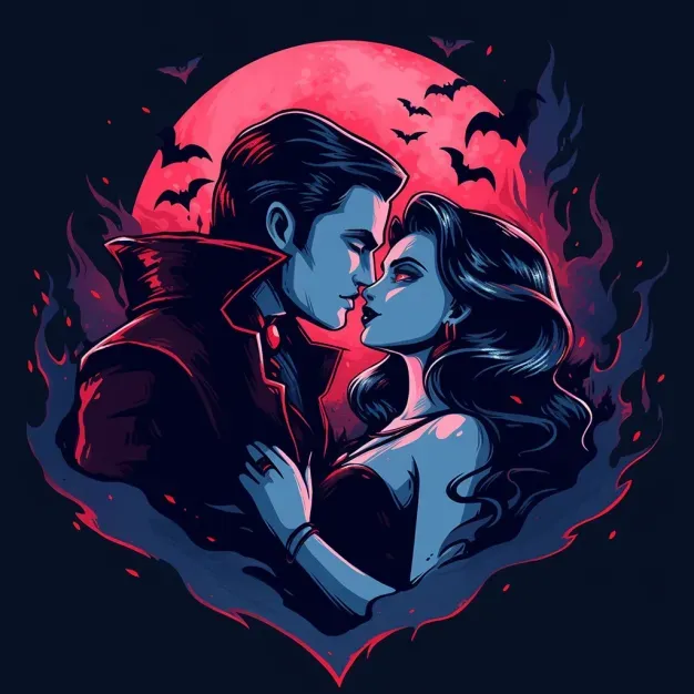 Monster Couples Valentines Day Designs Midjourney Prompt | PromptBase