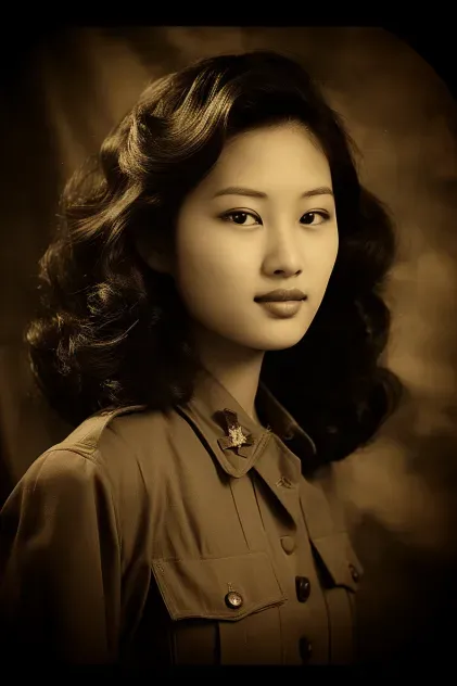 Vintage World War 2 Style Headshots Midjourney Prompt | PromptBase