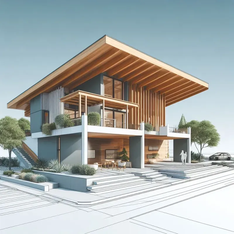 Professional Architectural Building Plan DALL·E Prompt | PromptBase