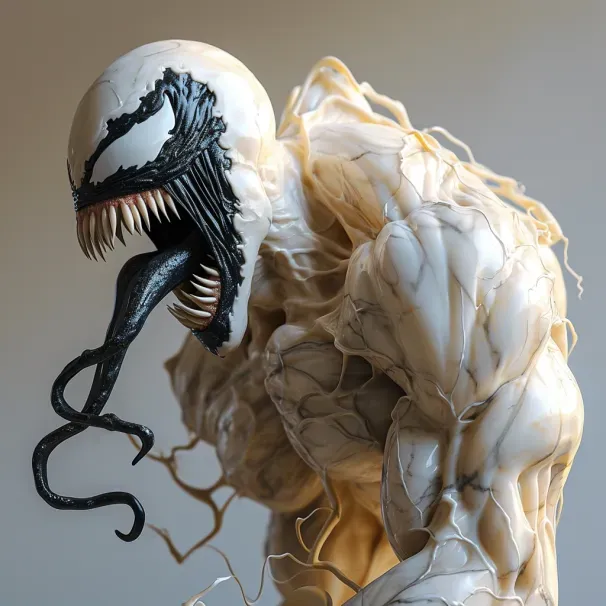 Realistic Marble Statues Of Characters Midjourney Prompt | PromptBase