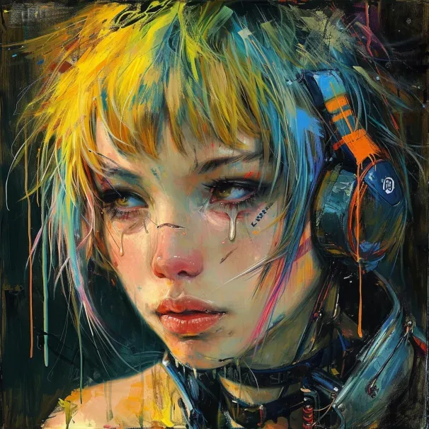 Cyberpunk Graffiti Avatars Midjourney Prompt | PromptBase