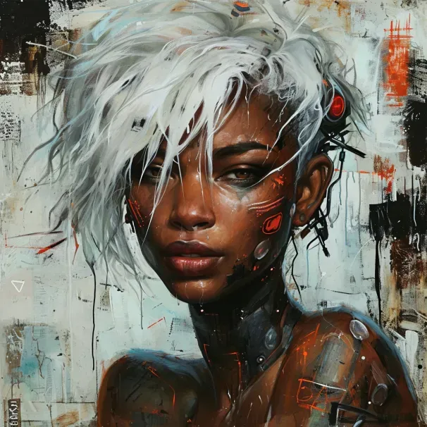 Cyberpunk Graffiti Avatars Midjourney Prompt | PromptBase