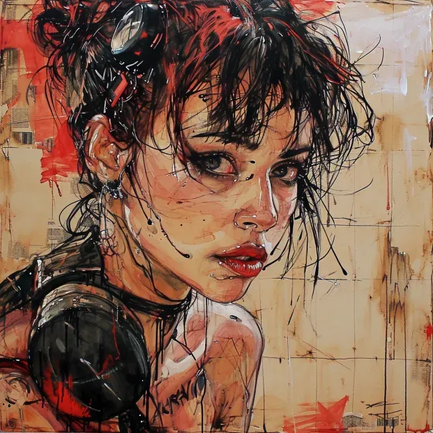 Cyberpunk Graffiti Avatars Midjourney Prompt | PromptBase