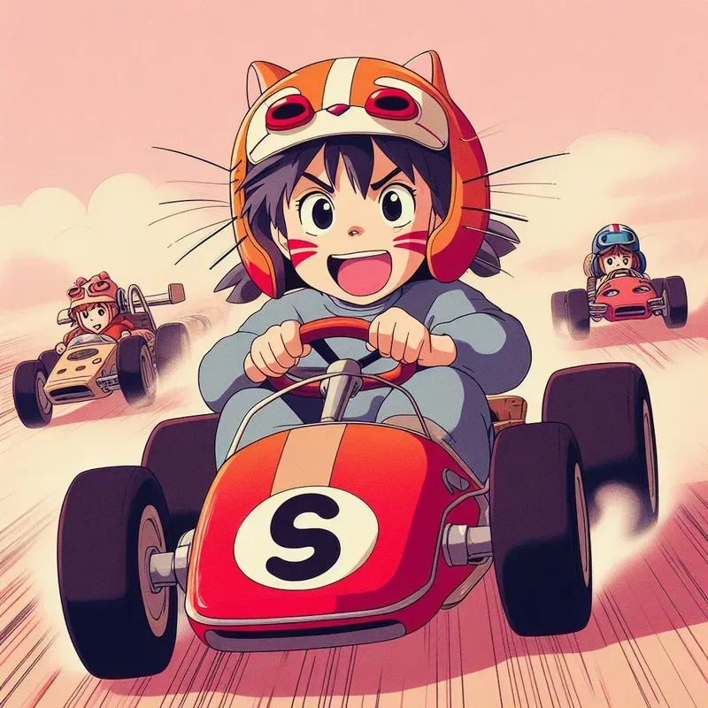 Anime Racers Midjourney Prompt | PromptBase