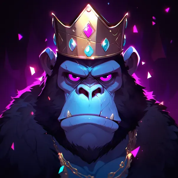 Crowned Ape Avatars Midjourney Prompt | PromptBase