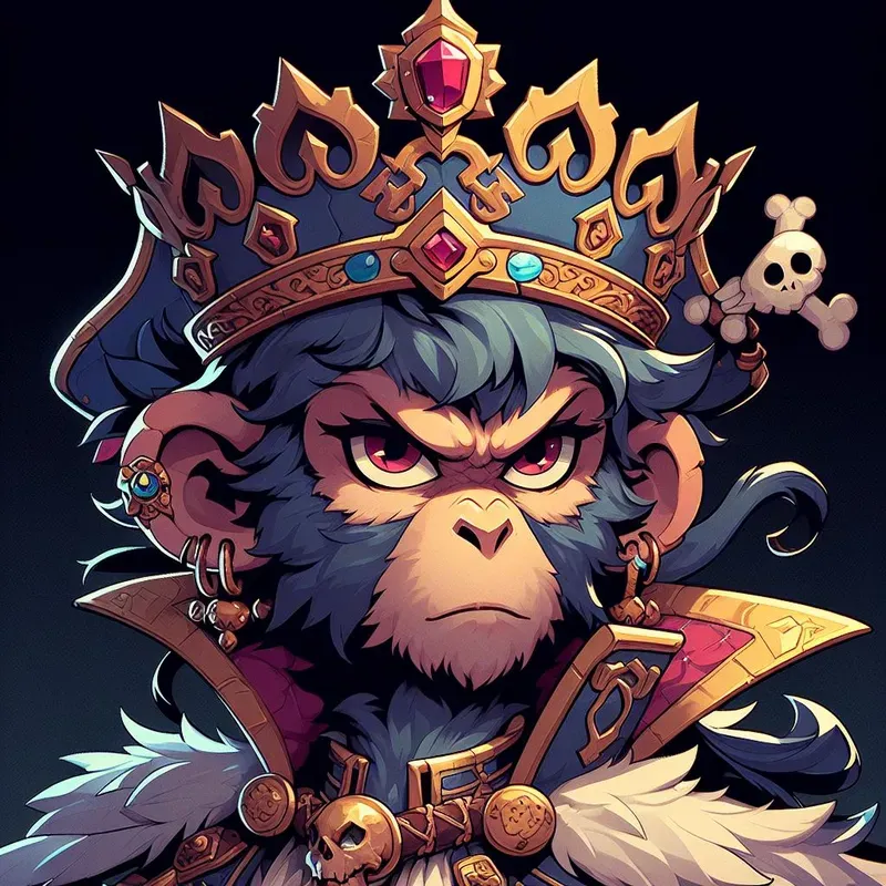 Ape Crown Avatars DALL·E Prompt | PromptBase