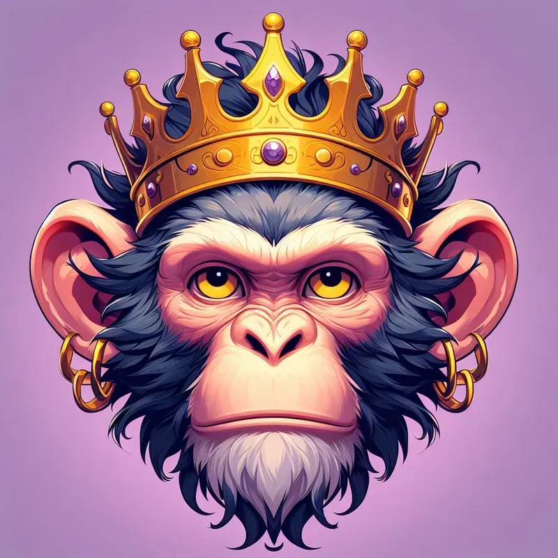 Ape Crown Avatars DALL·E Prompt | PromptBase