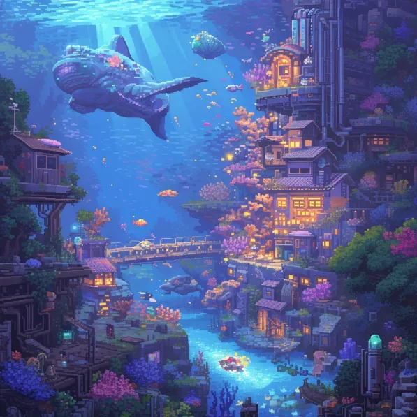 Professionals Vintage Pixel Art Midjourney Prompt | PromptBase