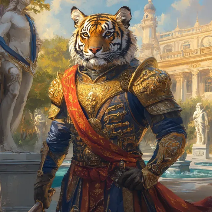 Royal Beast Dynasties Midjourney Prompt | PromptBase