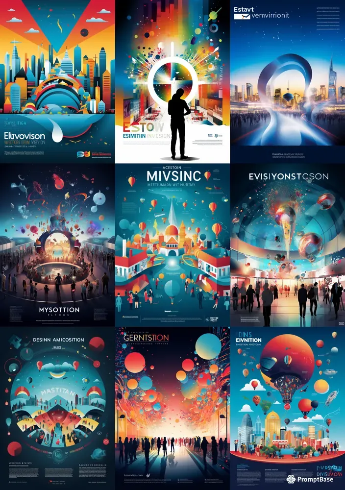 Trade Fair Engaging Posters Artworks Midjourney Prompt | PromptBase