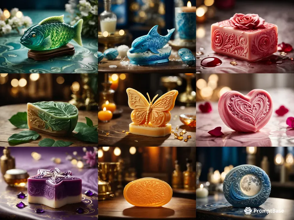 Luxurious Soap Bars Leonardo Ai Prompt | PromptBase