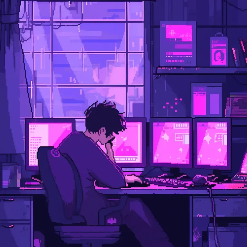 Lofi Pixel Art Midjourney Prompt | PromptBase