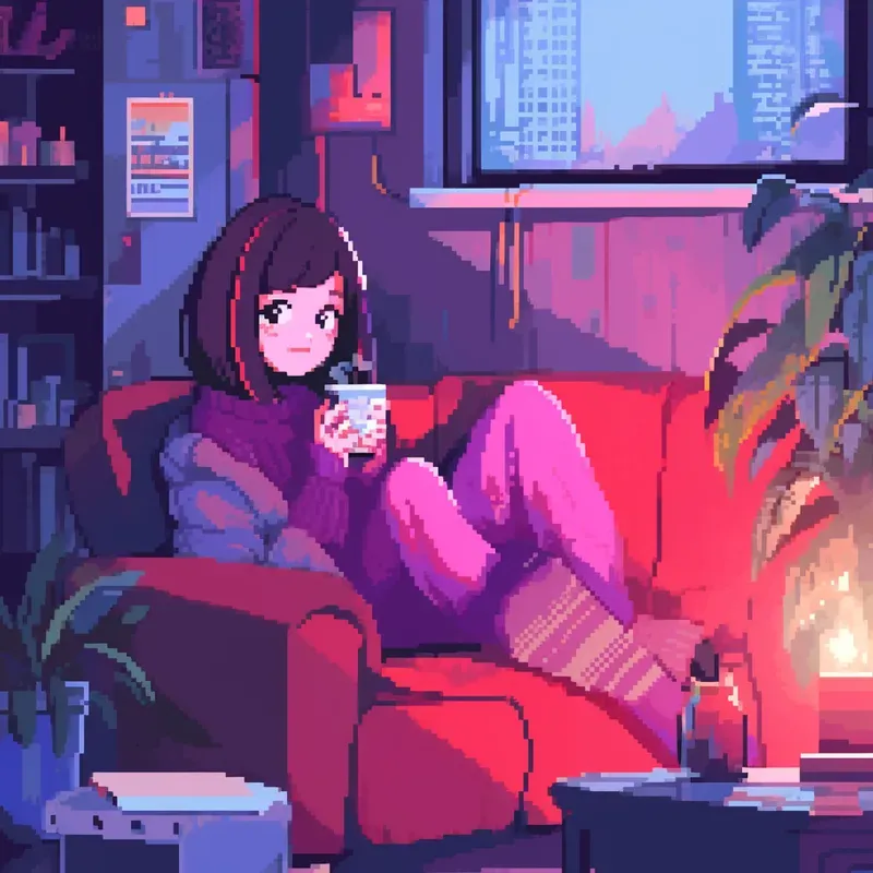 Lofi Pixel Art Midjourney Prompt | PromptBase