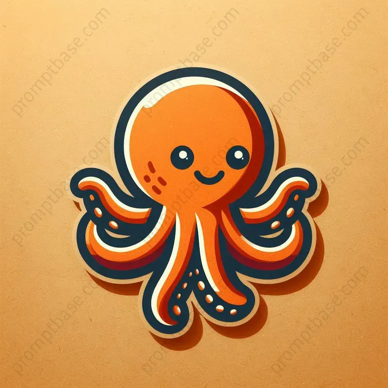 Sleek Cartoon Logo Sticker Designs DALL·E Prompt | PromptBase