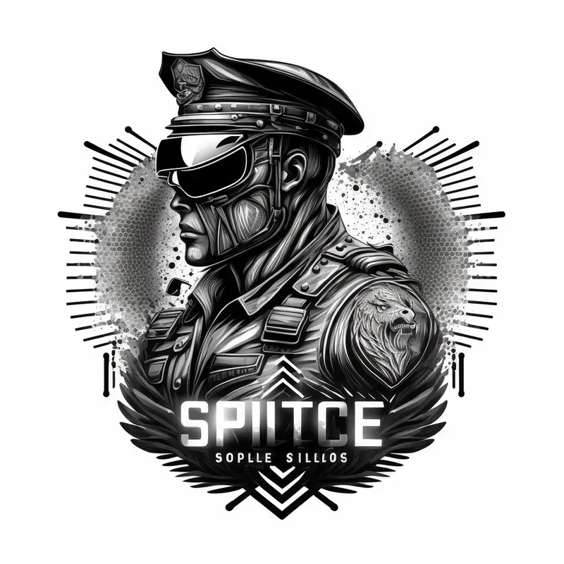 Simple Greyscale Logos Midjourney Prompt | PromptBase