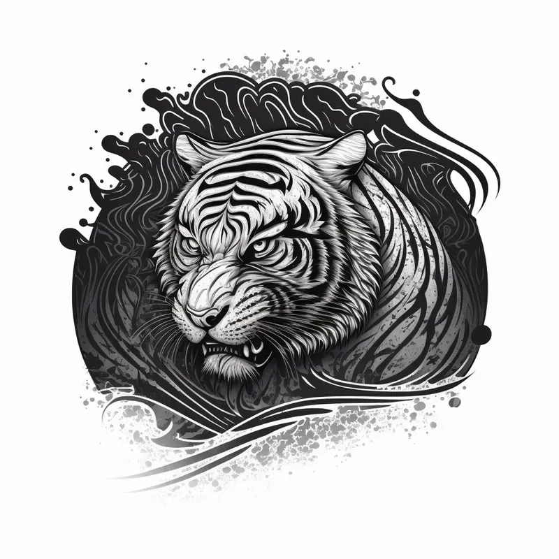 Simple Greyscale Logos Midjourney Prompt | PromptBase