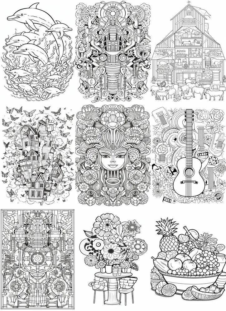 Midjourney Coloring Book Prompt Midjourney Prompt | PromptBase