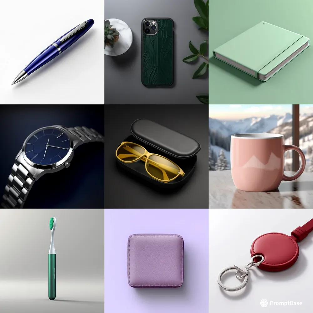 Minimalistic Items Midjourney Prompt | PromptBase