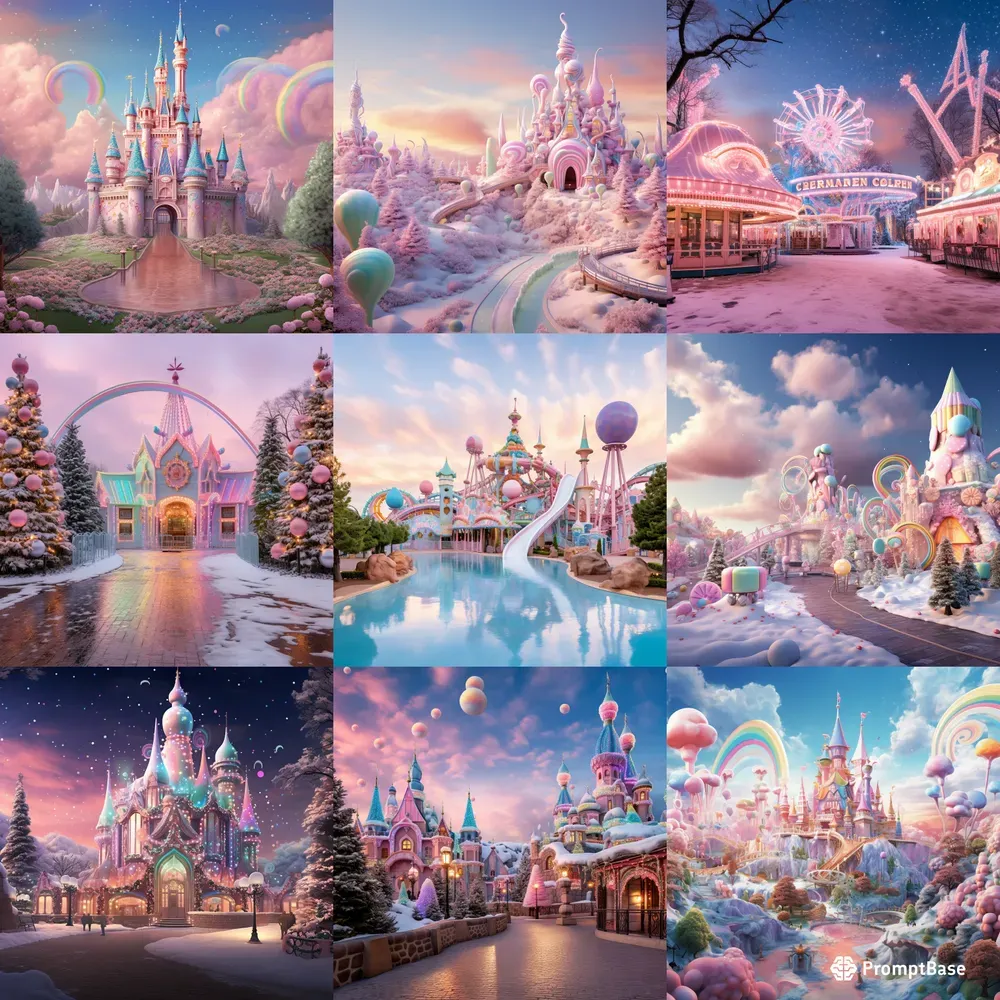 Whimsical Candyland Midjourney Prompt | PromptBase