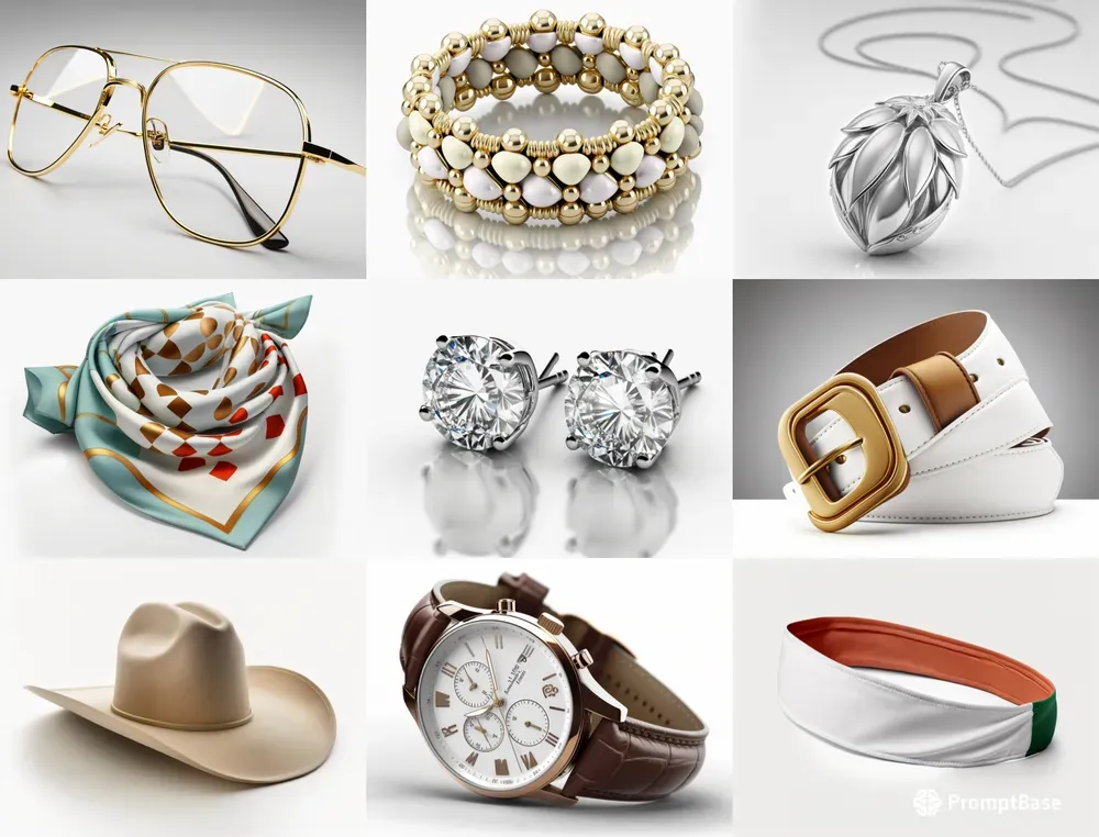 Diverse Ranges Of Body Accessories Midjourney Prompt | PromptBase