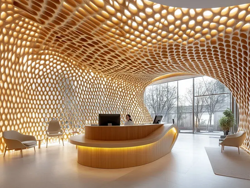 Nature-inspired Parametric Architectures Midjourney Prompt | PromptBase