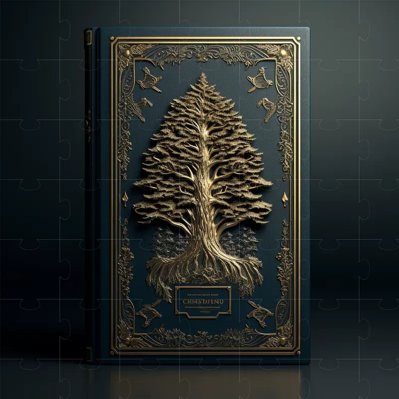 Natures Ancient Codex Book Covers Midjourney Prompt | PromptBase