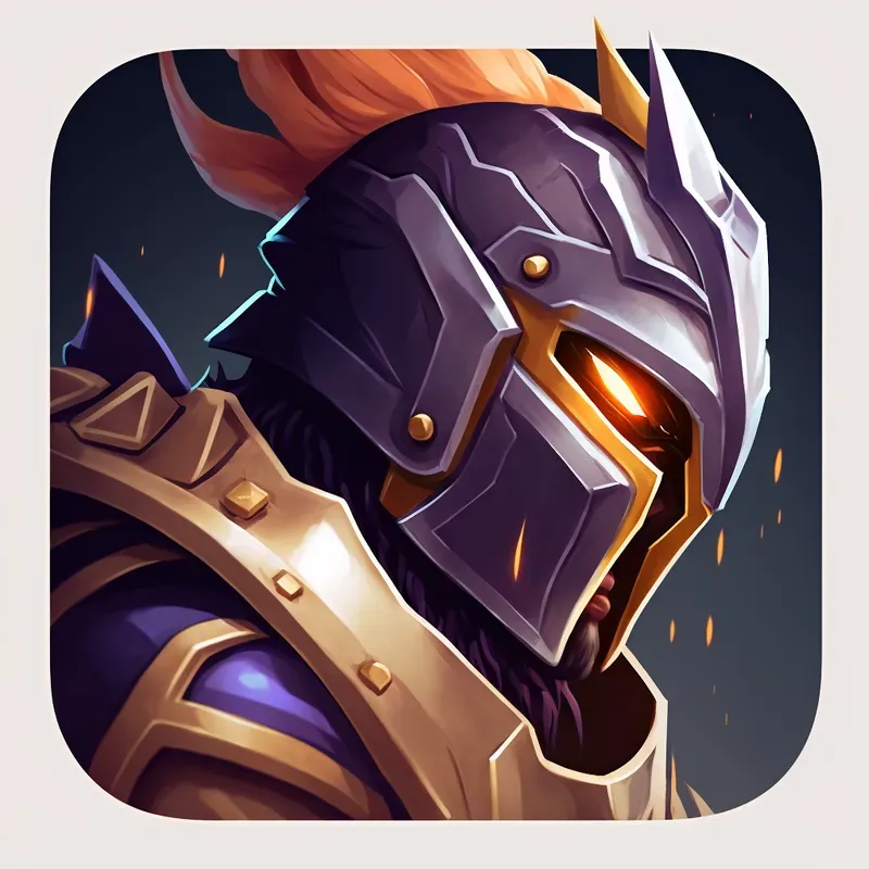 Mmo And Rpg Mobile Game App Icons Midjourney Prompt | PromptBase