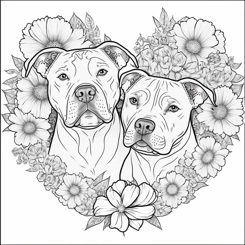 Animal Couple Coloring Pages For Kids Midjourney Prompt | PromptBase