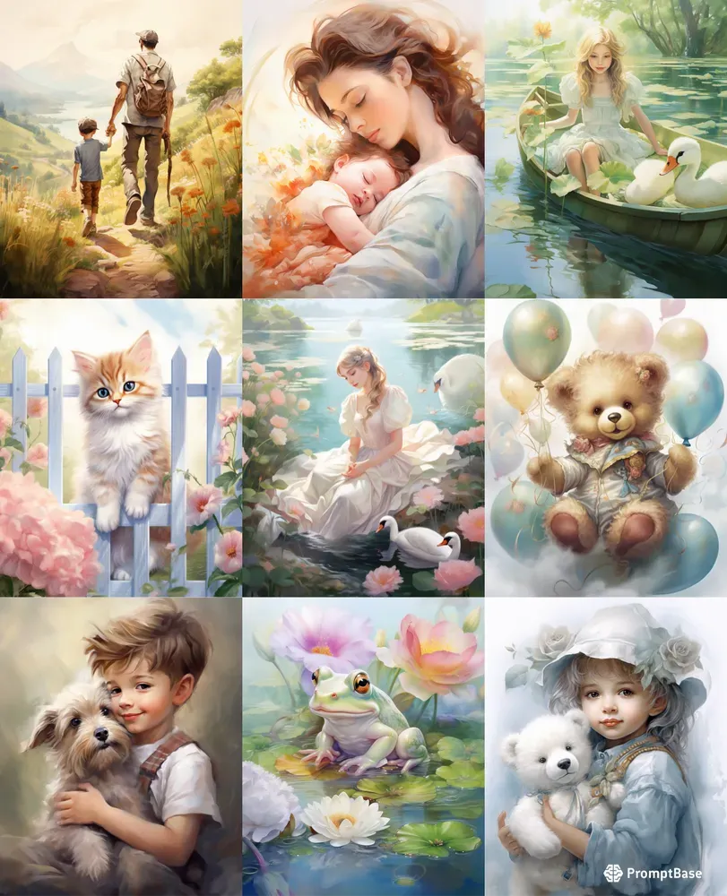 Whimsical Illustrators Midjourney Prompt | PromptBase