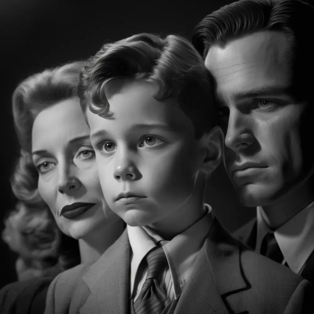 1940s Film Noir Characters Midjourney Prompt | PromptBase